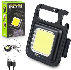 FIRSTLIKE Multifunction Keychain Rechargeable Led Light with Bottle ...