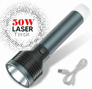 ZFX Long Range Led 2 in 1 Long Distance Torch Up to 1 Km high power ...
