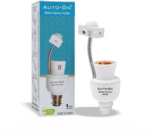 auto-on Motion Sensor Holder (Convert Any bulb to Automatic) Energy ...