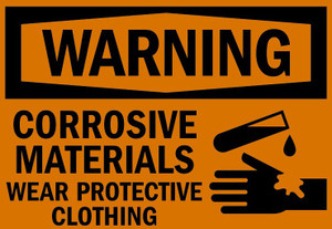 RLDigitalUnits WARNING CORROSIVE MATERIALS WEAR PROTECTIVE CLOTHING ...