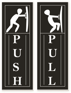 GOODPRINTZONE Push And Pull Emergency Sign Price in India - Buy ...