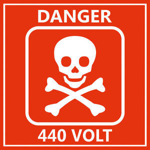 AKSHAR ENTERPRISES Danger - 440 Volt Emergency Sign Price in India ...