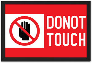 Ritwika's Do not Touch Emergency Sign Price in India - Buy Ritwika's Do ...