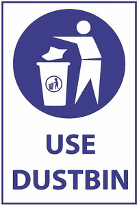 stylishdecor USE DUSTBIN Emergency Sign Price in India - Buy ...