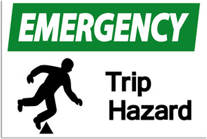 Ritwika's Emergency Trip Hazard Emergency Sign Price in India - Buy ...