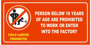 Vijay arts CHILD LABOUR Premium 5mm Sunboard Sheet Vinyl Self Adhesive ...