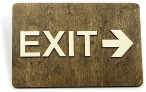 STONE X EXIT Emergency Sign Price in India - Buy STONE X EXIT Emergency ...