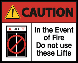 RKDECOR Do Not Use Lift Safety Warning Sign Board For Home office (Size ...