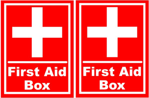 surmul First Aid Box Sign Board For , Colleges, Hospitals, Mall ...