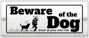 Ira Sign BEWARE OF THE DOG, GATE SIGNBOARD Emergency Sign Price in ...