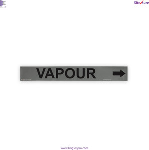 SiteSure SiteSure Vapour Pipe Marker, @ 76.6/piece Emergency Sign Price ...