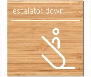 STONE X ESCALATOR DOWN Emergency Sign Price in India - Buy STONE X ...