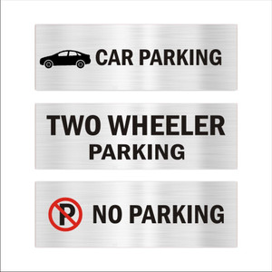 Mindcraftz Car Parking Two Wheeler Parking No Parking Acrylic sign ...
