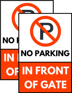 Ira Sign NO PARKING IN FRONT OF GATE Emergency Sign Price in India ...