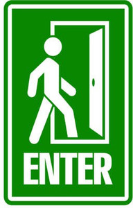 RLDigitalUnits Enter sign board Emergency Sign Price in India - Buy ...