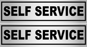 voorkoms Self Service Sign Board ForSelf Adhesive Multicolor ...