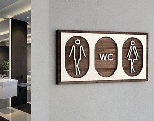 STONE X MEN WOMEN & WC SIGN BOARD Emergency Sign Price in India - Buy ...