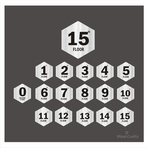 Mindcraftz G Plus Fifteen floors Hexagon Border Less style Stair Lift ...