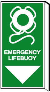 RLDigitalUnits EMERGENCY LIFEBUOY Sign Board Emergency Sign Price in ...