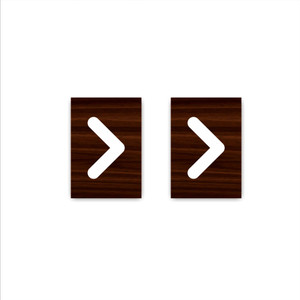 Mindcraftz Wood Texture arrows for signboards Emergency Sign Price in ...