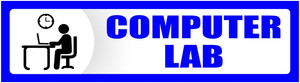 surmul Computer lab Sign Board Sun Board For School, Colleges, 8x2 ...