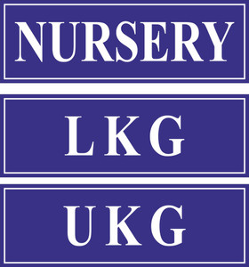 CREATIVE ADVERTISERS Nursery, LKG, UKG Emergency Sign Price in India ...