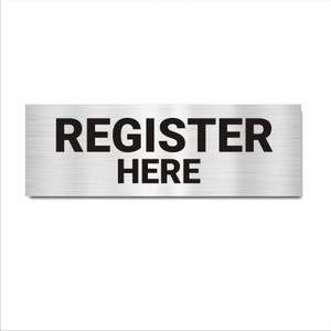 Mindcraftz Register Here Acrylic Signboard Emergency Sign Price in ...