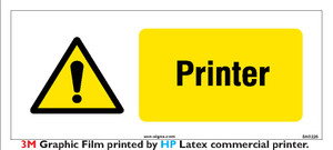 SUNSIGNS Sun-Signs - Printer Signages, Size 400X200MM Emergency Sign ...