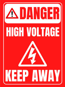 Ira Sign DANGER HIGH VOLTAGE Emergency Sign Price in India - Buy Ira ...