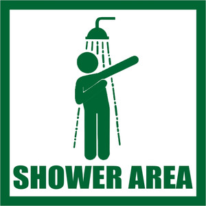 Ordershock Shower Area Sign Boards Sun Board For House & Home 5x5 ...