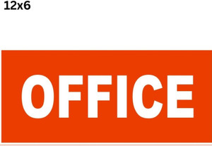 Vijay arts OFFICE Signboard Premium 5mm Sunboard & Vinyl Self Adhesive ...