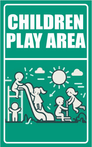 Ordershock Children Play Area Sign Board For School, Play School, Kids ...