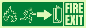 Ira Sign FIRE EXIT Emergency Sign Price in India - Buy Ira Sign FIRE ...