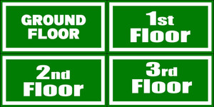 Ordershock Floors Sign Board For Office, Colleges, Mall, Restaurant ...