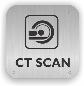 Morpankh CT SCAN Steel brushed, medical sign board Emergency Sign Price ...