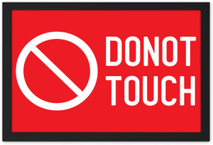 Ritwika's Do not Touch Emergency Sign Price in India - Buy Ritwika's Do ...