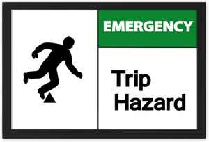 Ritwika's Emergency Trip Hazard Emergency Sign Price in India - Buy ...