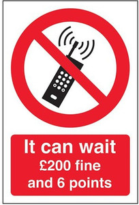 RLDigitalUnits It can wait 200 fine and 6 points sign board Emergency ...