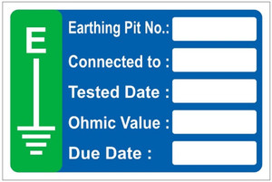 MOHAN AGENCIES EARTHING PIT NUMBER Emergency Sign Price in India - Buy ...