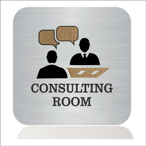 ZOUPLE SINAGES Premium "CONSULTING ROOM" Signage (Dual Tone) Emergency ...