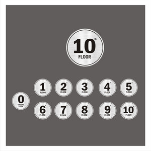 Mindcraftz G Plus Ten floors Round Black Border style Stairs Lifts ...