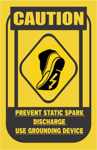 voorkoms Caution Prevent Static Spark Discharge Use Grounding ...