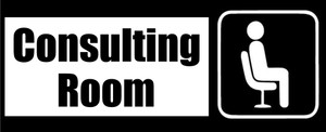 voorkoms Consulting Room Sign Board For Office Multicolor Sunboard 8x3 ...