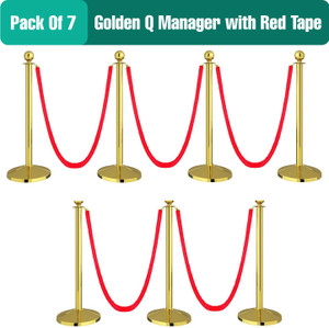 Ladwa Set of 7 Golden Finish Q Please (Q Manager) with 1.5m Black ...