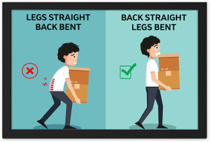 Ritwika's Safety Sign Of How To Lift Weight Correctly Emergency Sign ...