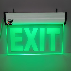 Signved LED Exit Light, Hanging Chain Emergency Sign Price in India ...