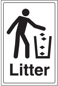 RLDigitalUnits Litter sign board Emergency Sign Price in India - Buy ...
