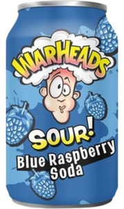 Warheads Sour Blue Raspberry Soda A Beverage That Delivers Of Sour And ...