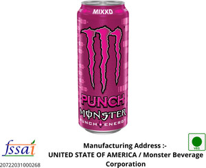 Monster Energy Mixxd Punch + Energy (IMPORTED FROM USA) Energy Drink ...