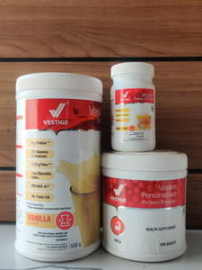 Vestige FAST WEIGHT LOSS COMBO VANILLASHAKE PROTEIN POWDER 200GM AFRESH ...